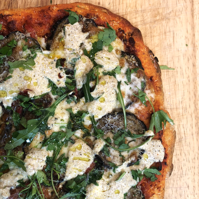 Sourdough Flatbreads with Aubergine, Red Peppers and Schug – Somerset ...