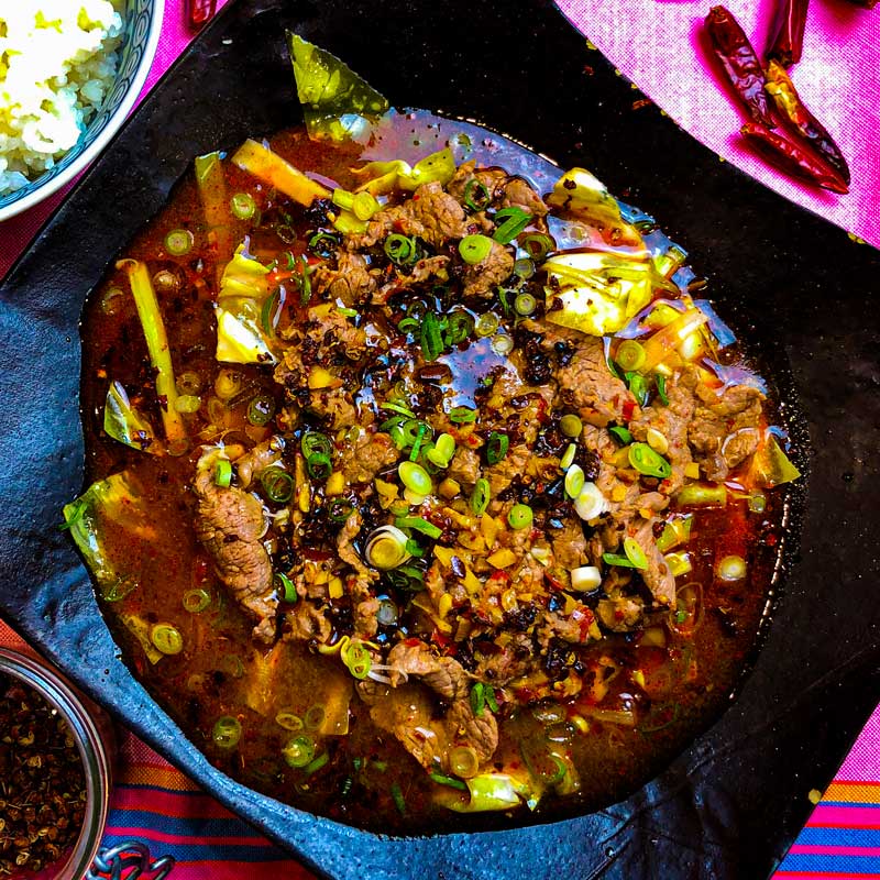 Chinese Beef in Chilli Bean Sauce - Somerset Foodie